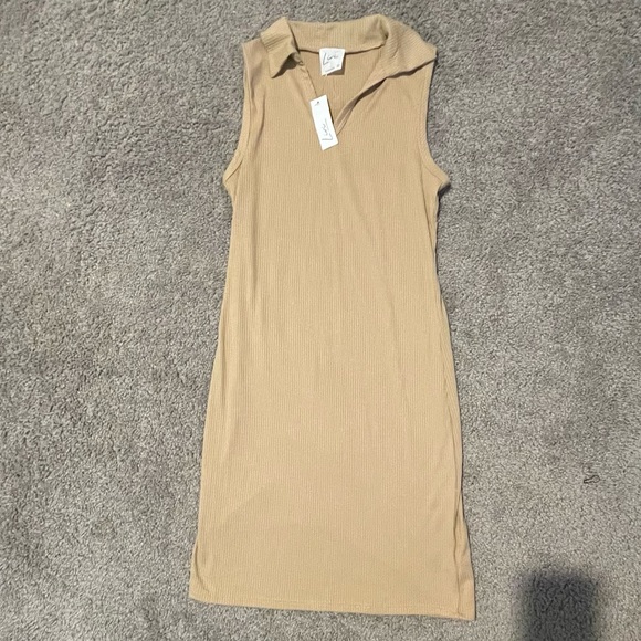 Olivia Rae | Dresses | 35 Nwt Olivia Rae Ribbed Polo Tank Dress | Poshmark